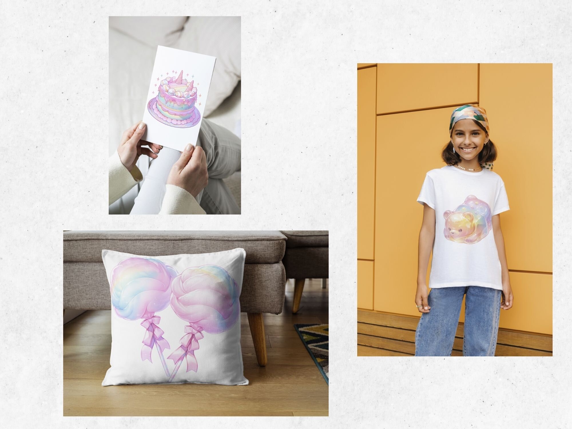 Pastel Sweets Clipart Bundle PNG Bakery Clipart Pastel Rainbow Digital ...