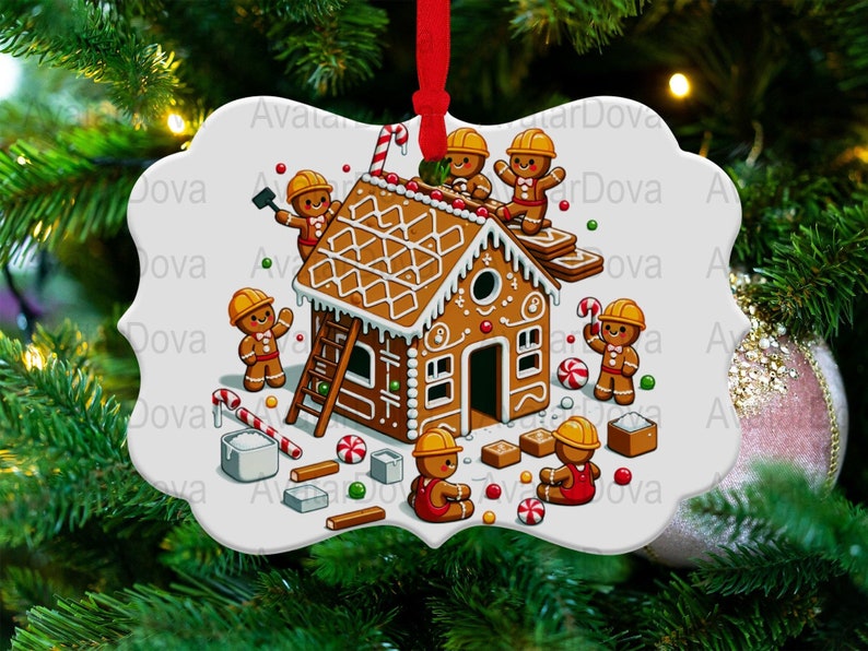 PNG Gingerbread House Construction Crew, Construction Crew Personalized ...