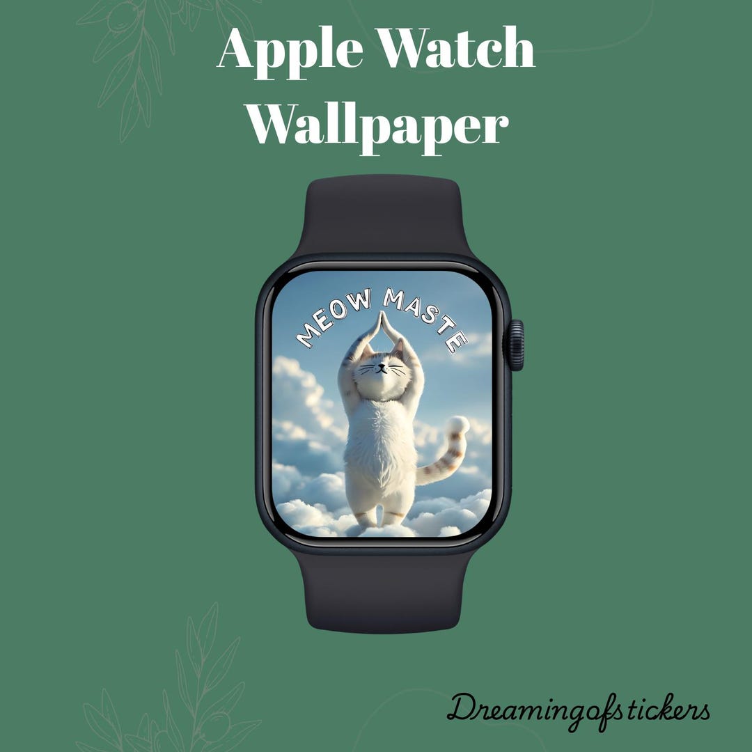 Cute Yoga Cat Watch Face, Funny Mindfulness Smartwatch Download, Watch ...