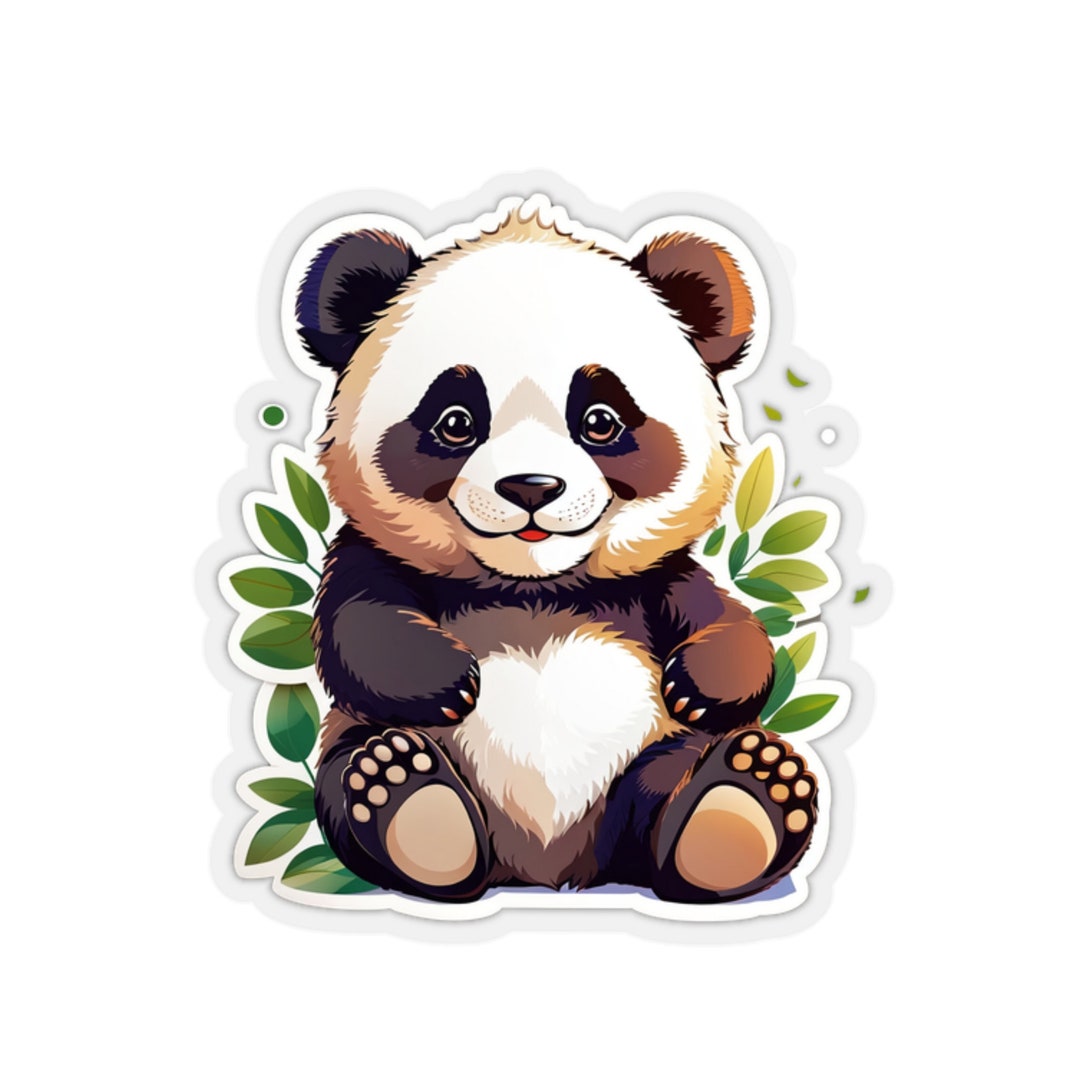 Cute Smiling Panda 3 - Etsy