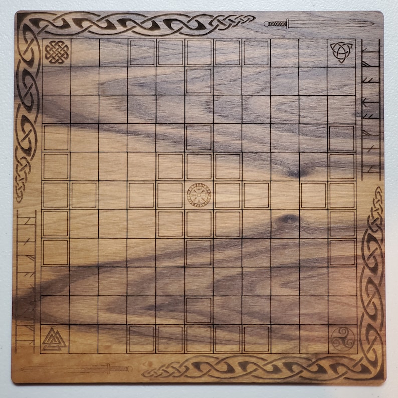 Hnefatafl Board Game File - Etsy UK