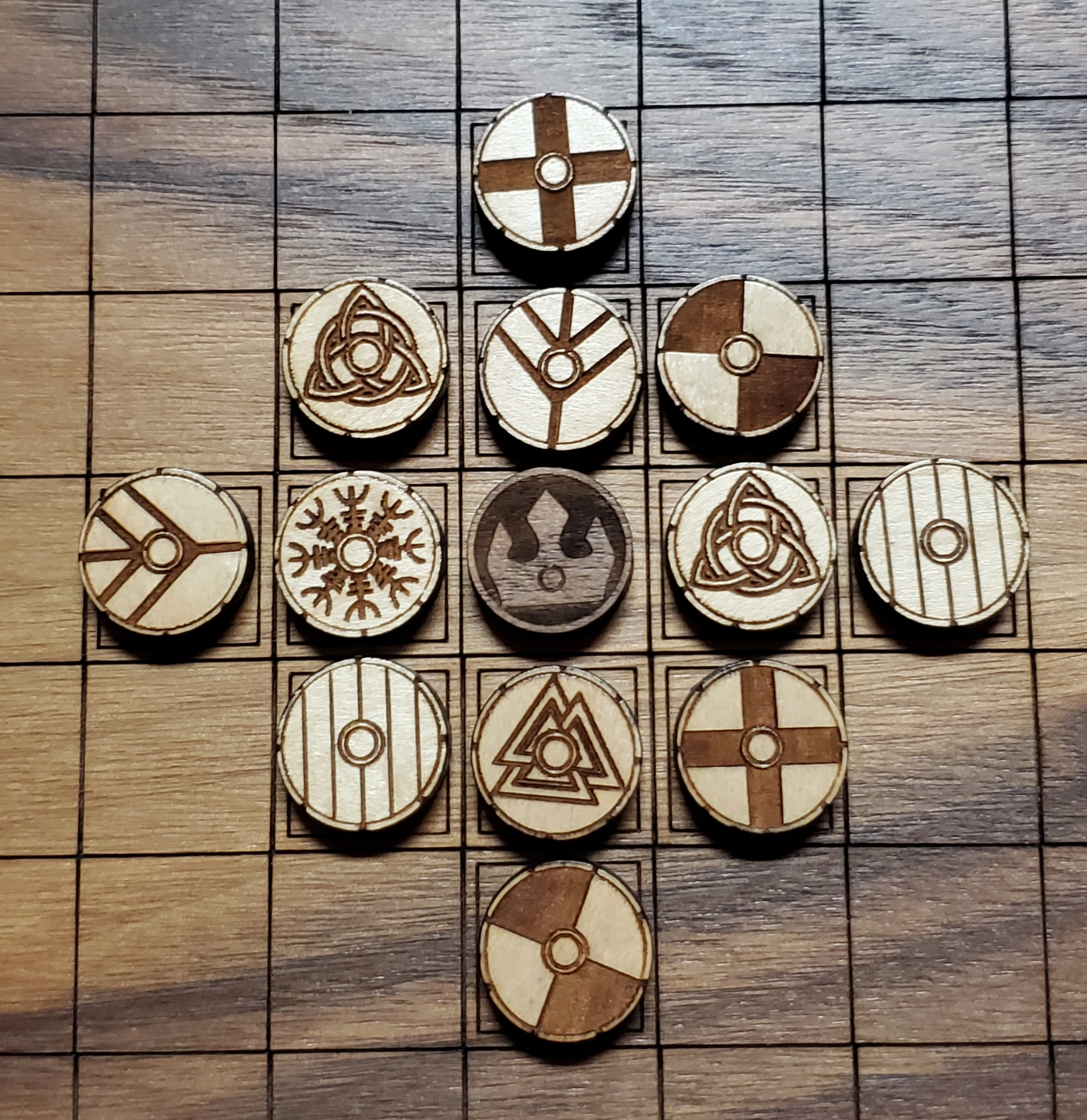 Hnefatafl Board Game File - Etsy