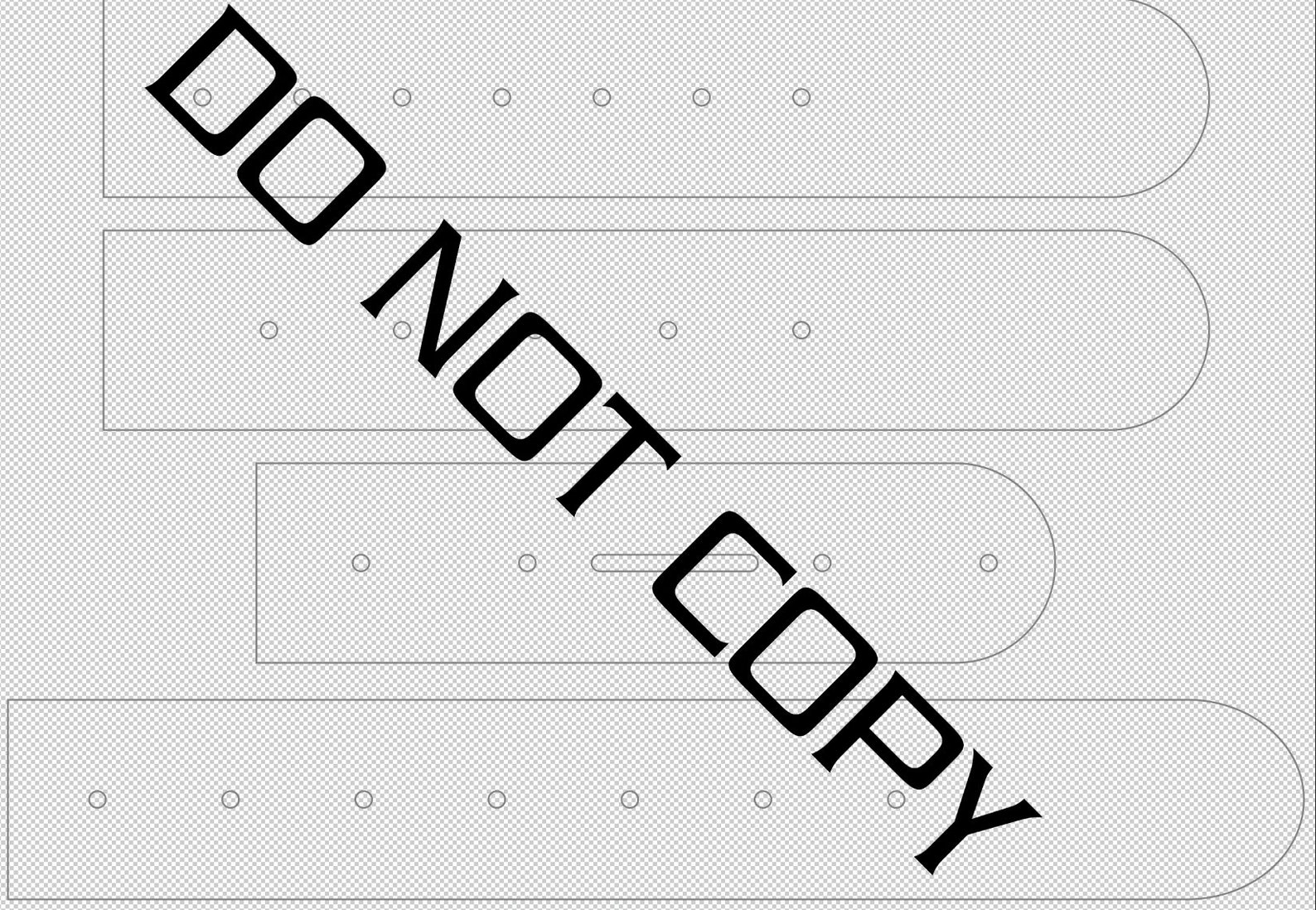 1.5" Belt Making Template - Etsy