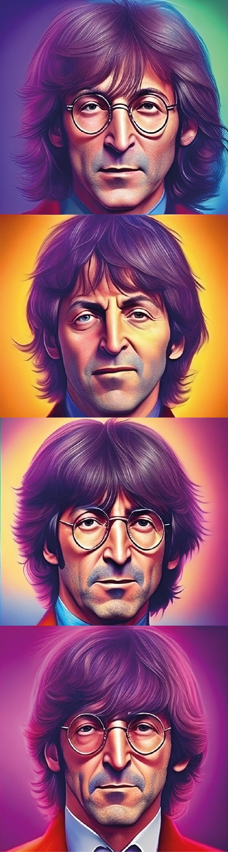 Set of Printable Bookmarks With the Beatles Images. Imagine How the ...