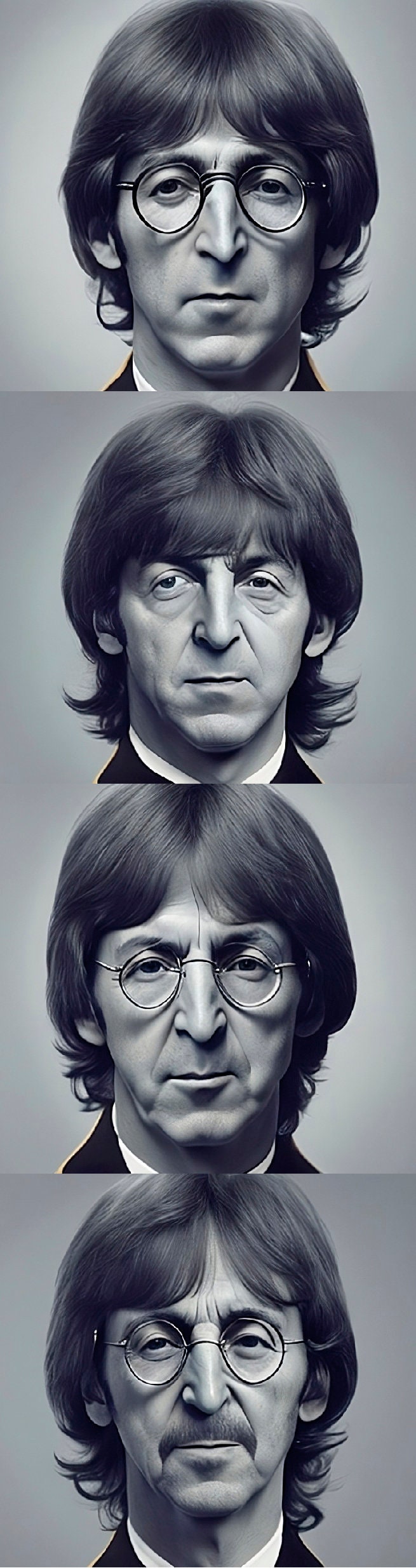 Set of Printable Bookmarks With the Beatles Images. Imagine How the ...