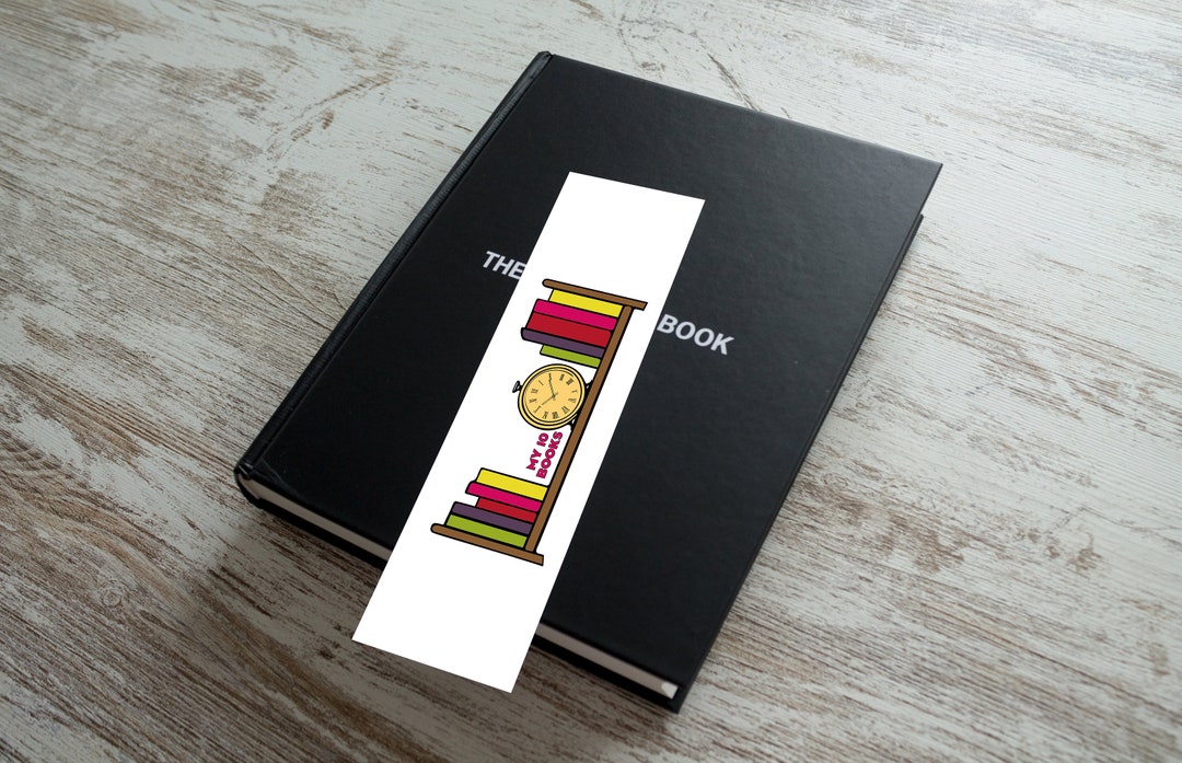 Set of Printable Bookmarks With Daily Tracker Pages and Book Review ...