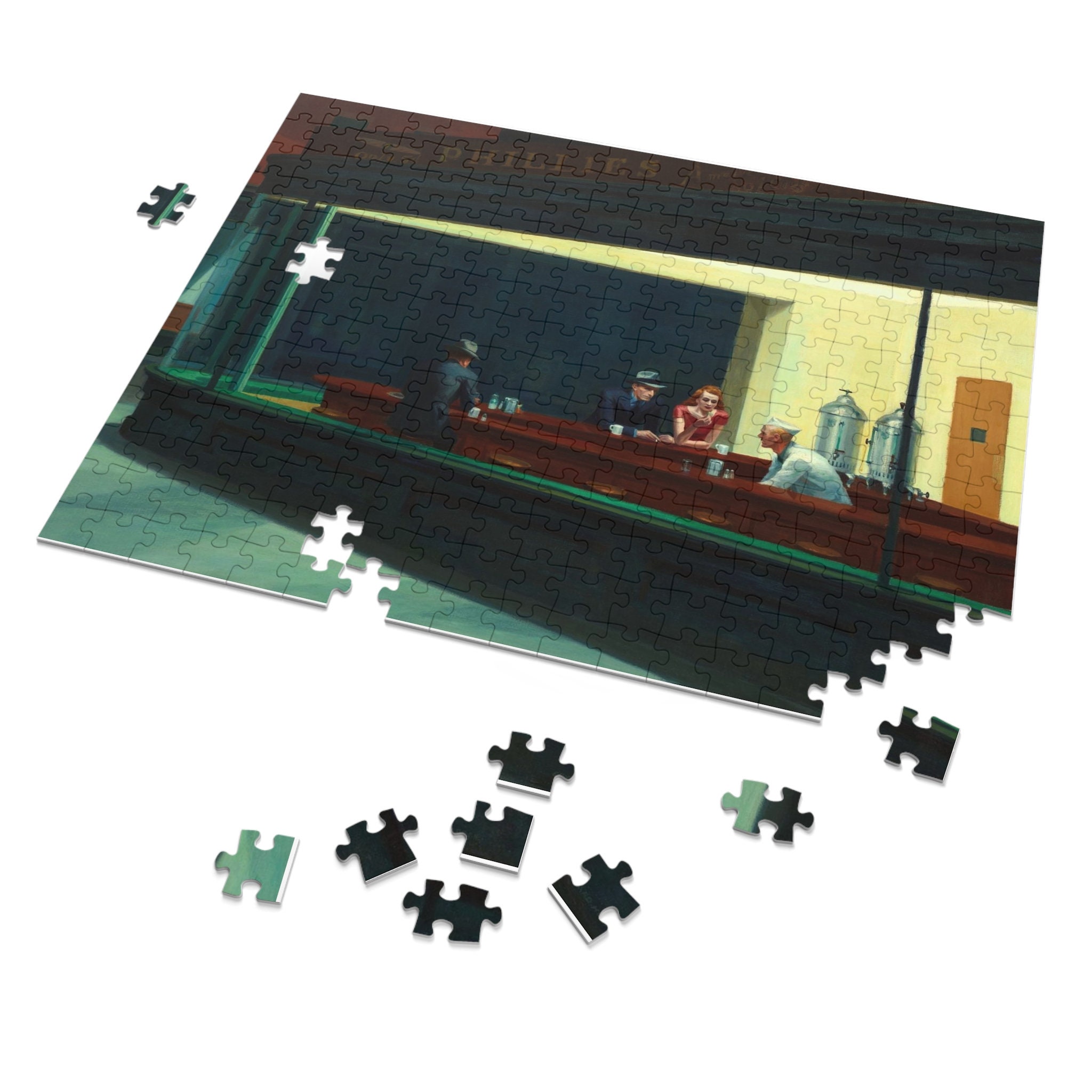 Edward Hopper, Nighthawks 1942 Jigsaw Puzzle - Etsy