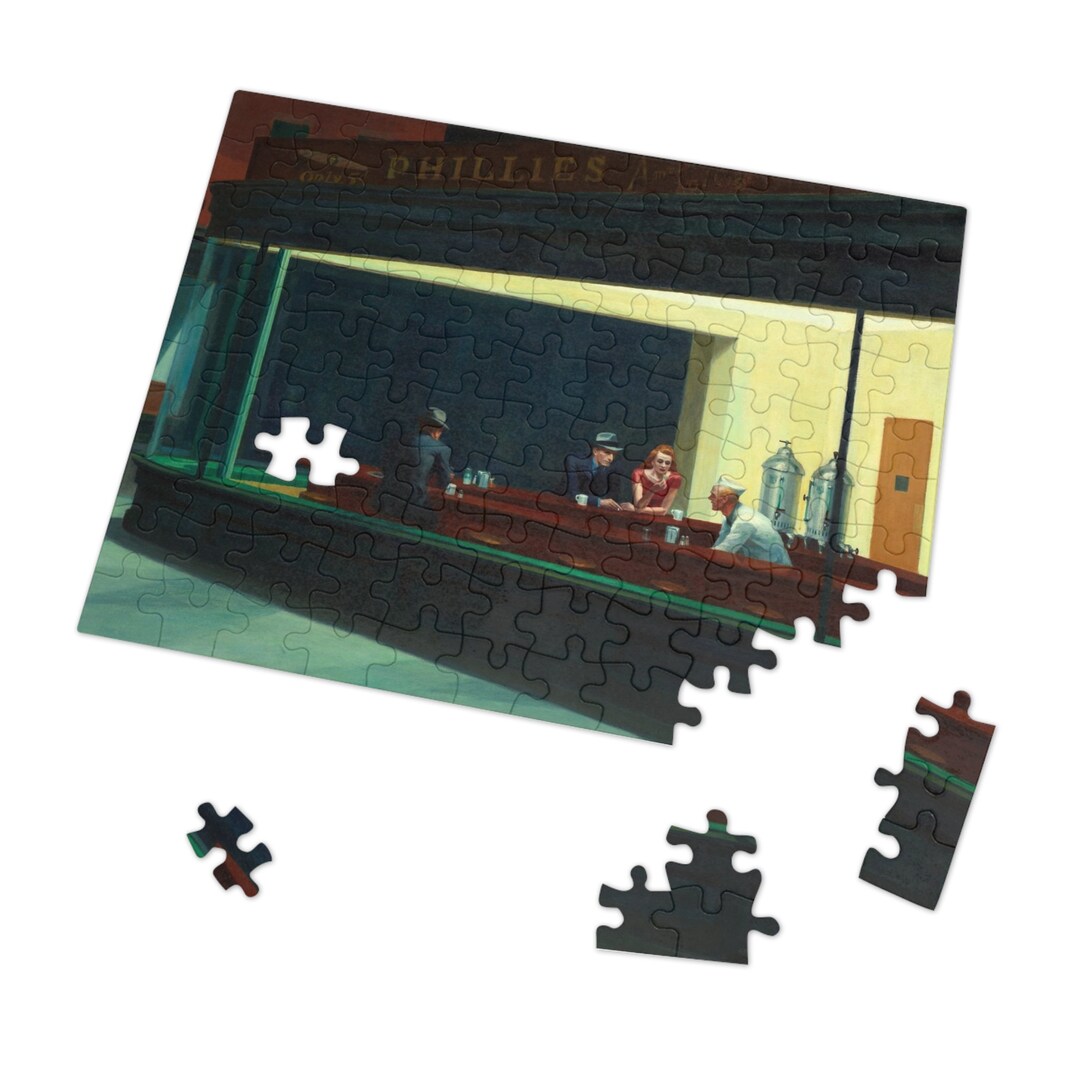 Puzzle Edward Hopper, Les Engoulevents (1942) - Etsy France