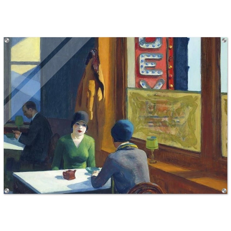 Edward Hopper - Chop Suey (1929) Acrylic Print - Etsy