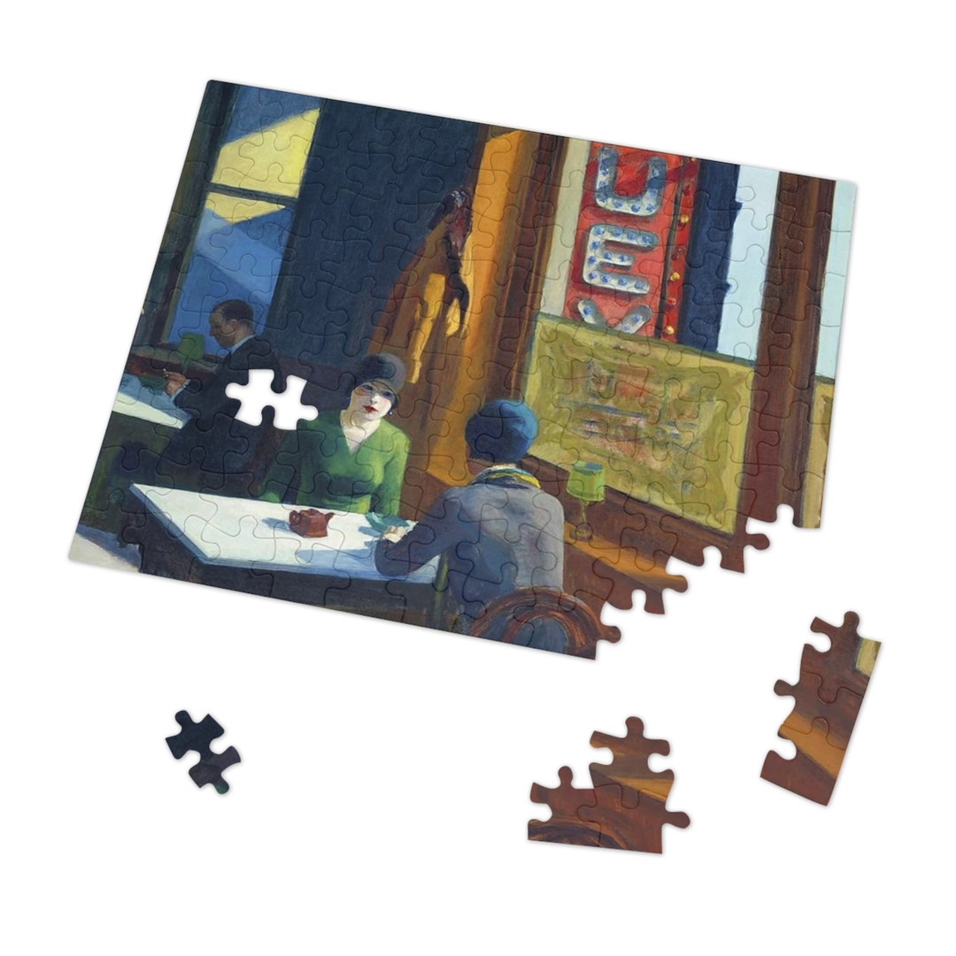 Edward Hopper, Chop Suey (1929) Jigsaw Puzzle - Etsy
