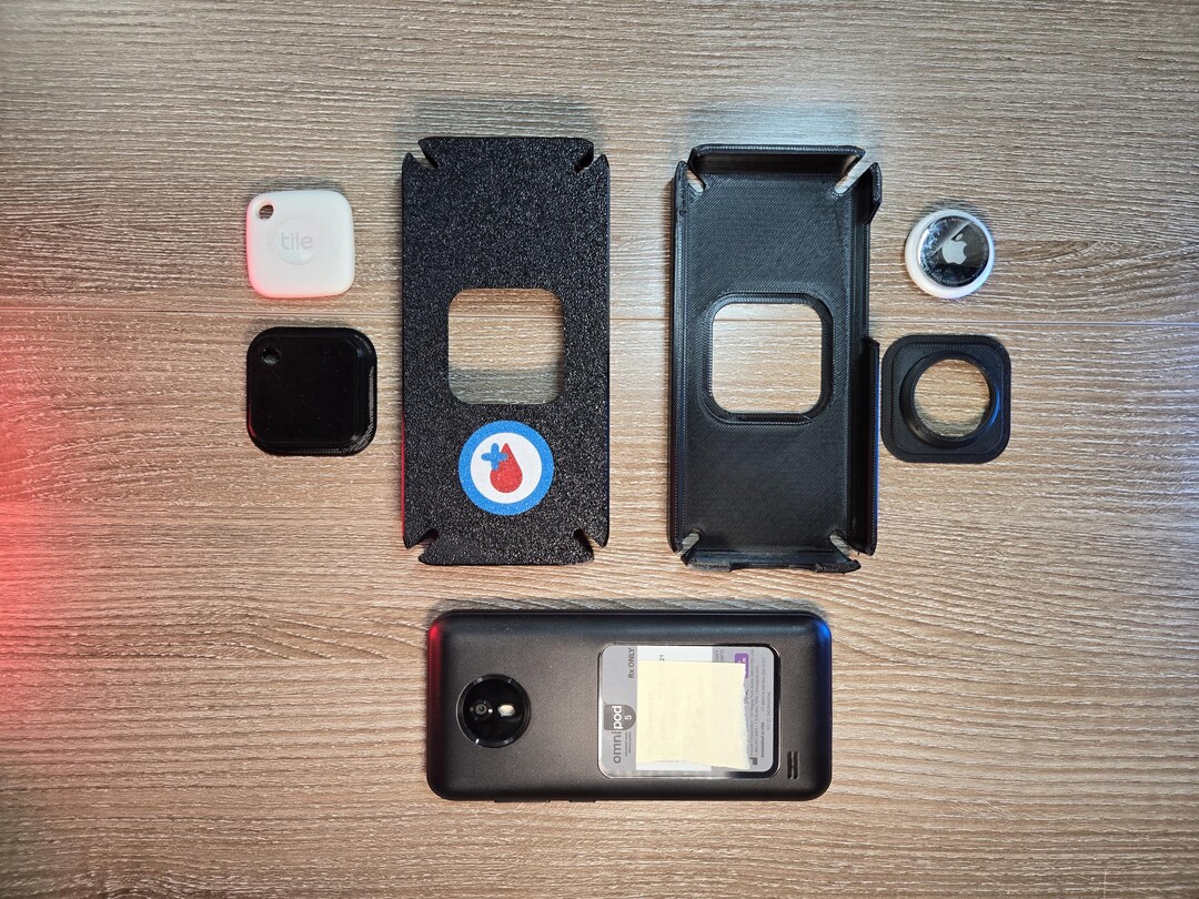 Diabetic Omnipod 5 PDM Airtag/tile Black Case | W/ Diabetic Symbol - Etsy