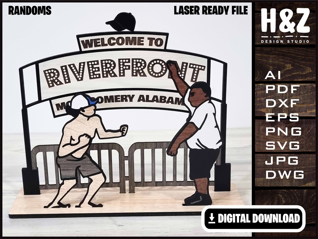 Riverfront Brawl Alabama Stand, Montgomery, Brawl, Dock, Svg Ai Dxf Dwg ...