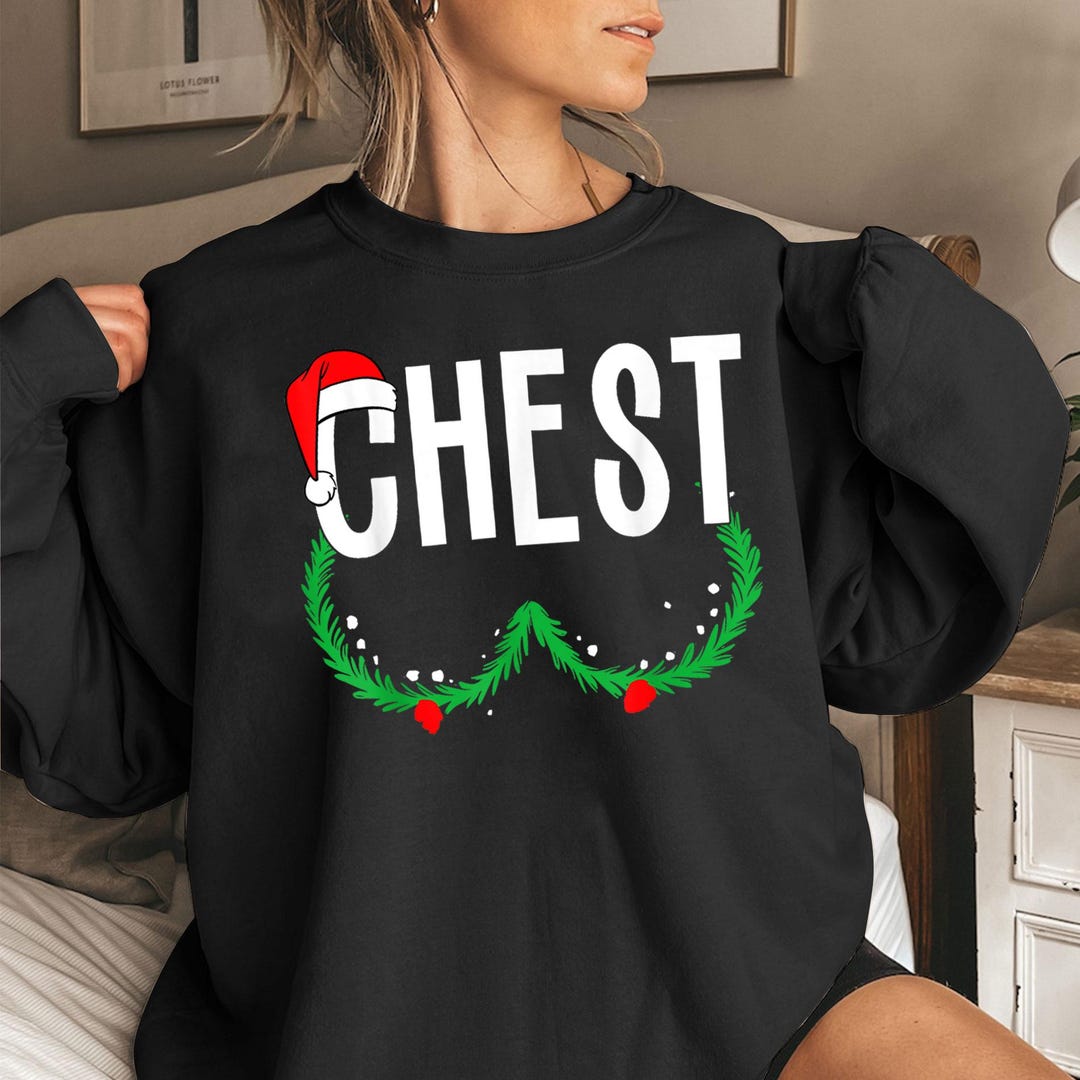 Chest Nuts Matching Chestnuts Funny Christmas Couples Chest Santa is ...