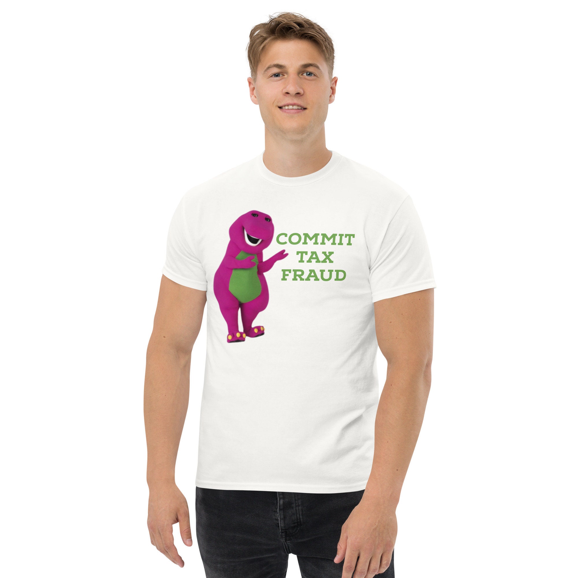 Barney Commit Tax Fraud Multi-colored T-shirt - Etsy
