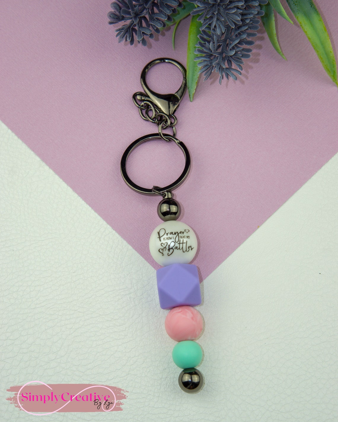 Religious Christian Key Chain, Cute Prayer Keychain, Battle Key Chain ...