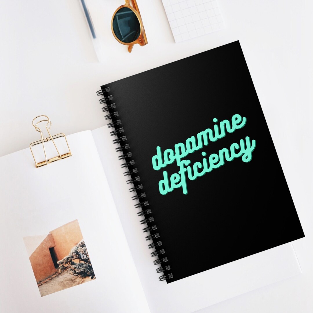 ADHD Dopamine Deficiency Spiral Notebook, Motivational Journal, Mental ...