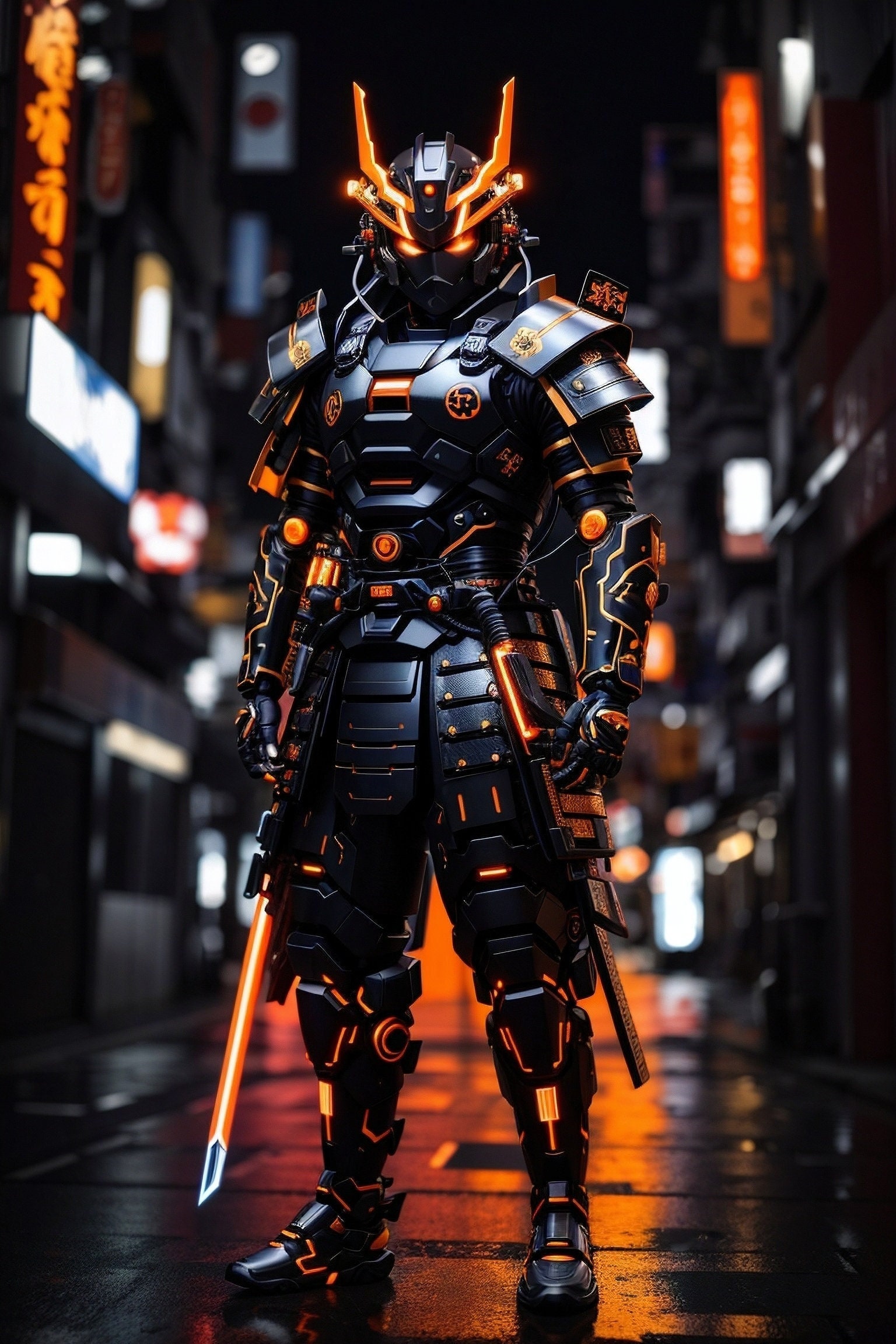 Samurai Armor Futuristic