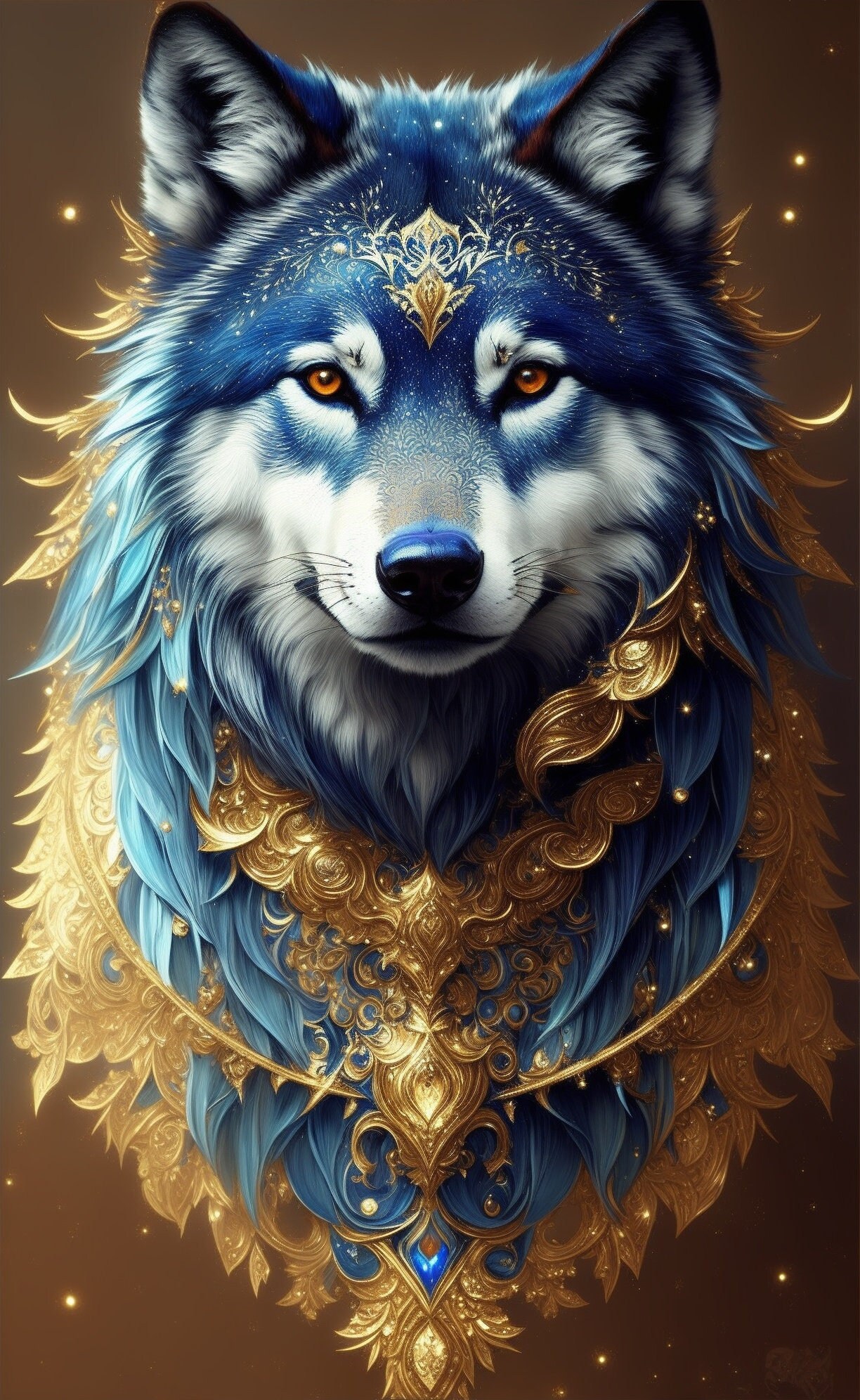 Wolf Masterpiece - 5 DIGITAL IMAGES - Etsy