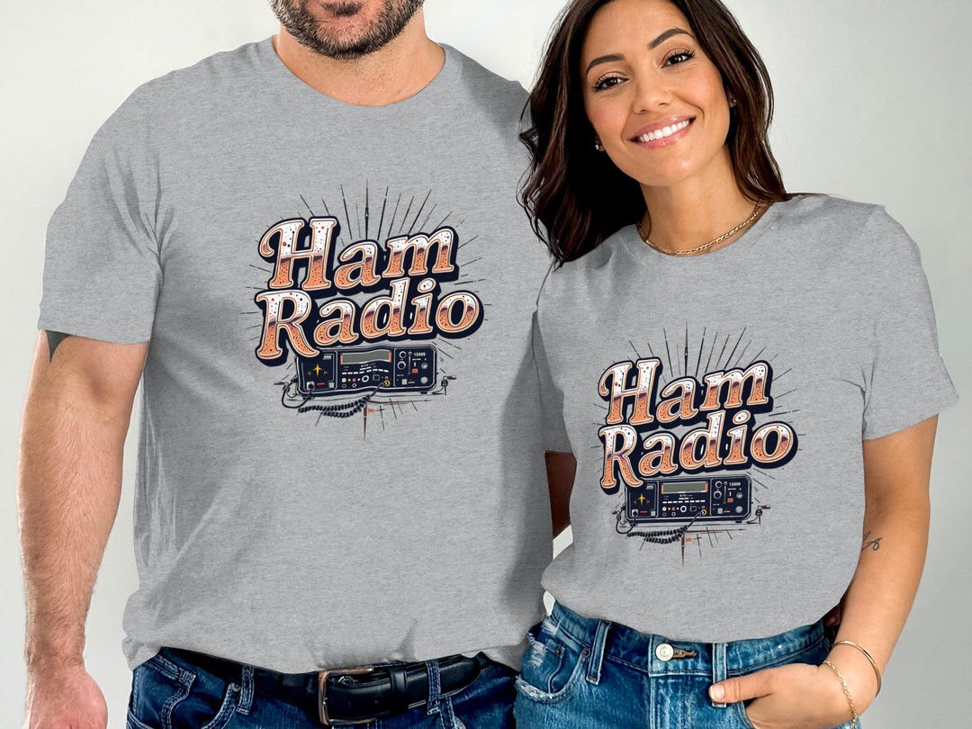 Ham Radio T-shirt, Vintage Ham Radio Tee, Retro Radio Communication ...