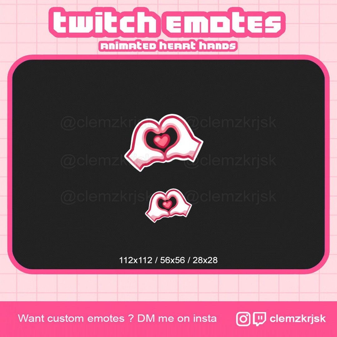 Heart Emote, Twitch Emote, Discord Emote, Love Emote, Animated Emote ...