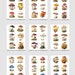 Mushrooms Printable Pages // 60 Vintage Inspired Fussy Cut Images ...