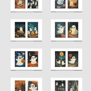 Ghost Postcard Printables // 30 Vintage Inspired Halloween Images ...