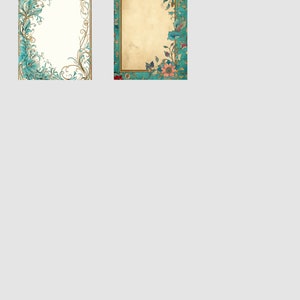 Turquoise Printable Journal Pages // 20 Journaling Papers // Digital ...