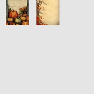 Autumn Printable Journal Pages // 20 Digital Ephemera Papers // Fall ...