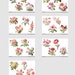 Pink Flowers Fussy Cut Printable Pages // 60 Vintage Inspired Images ...