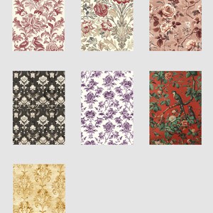 Regency Inspired Patterns // 25 Printable Pattern Pages // JPEG PDF ...