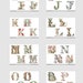 Shabby Chic Alphabet Printable Pages // 104 Fussy Cut Images // Floral ...