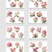 Pink Flowers Fussy Cut Printable Pages // 60 Vintage Inspired Images ...