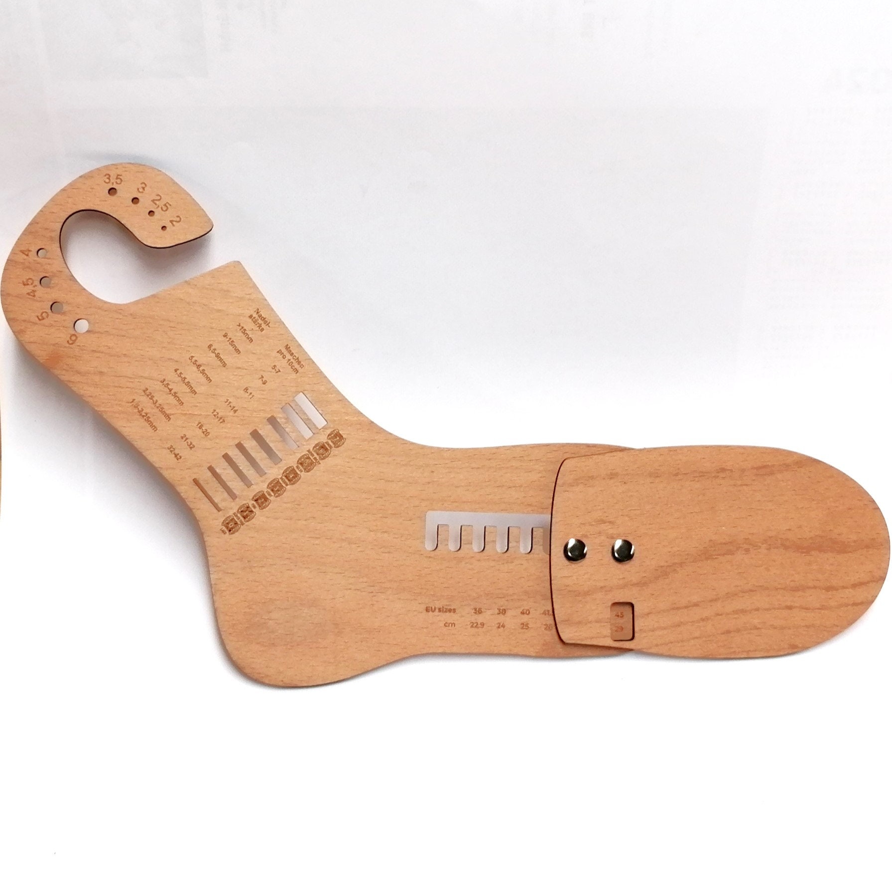 Sock Blocker Sock Template Sock Board Adjustable Adjustable Size. 36-45 ...
