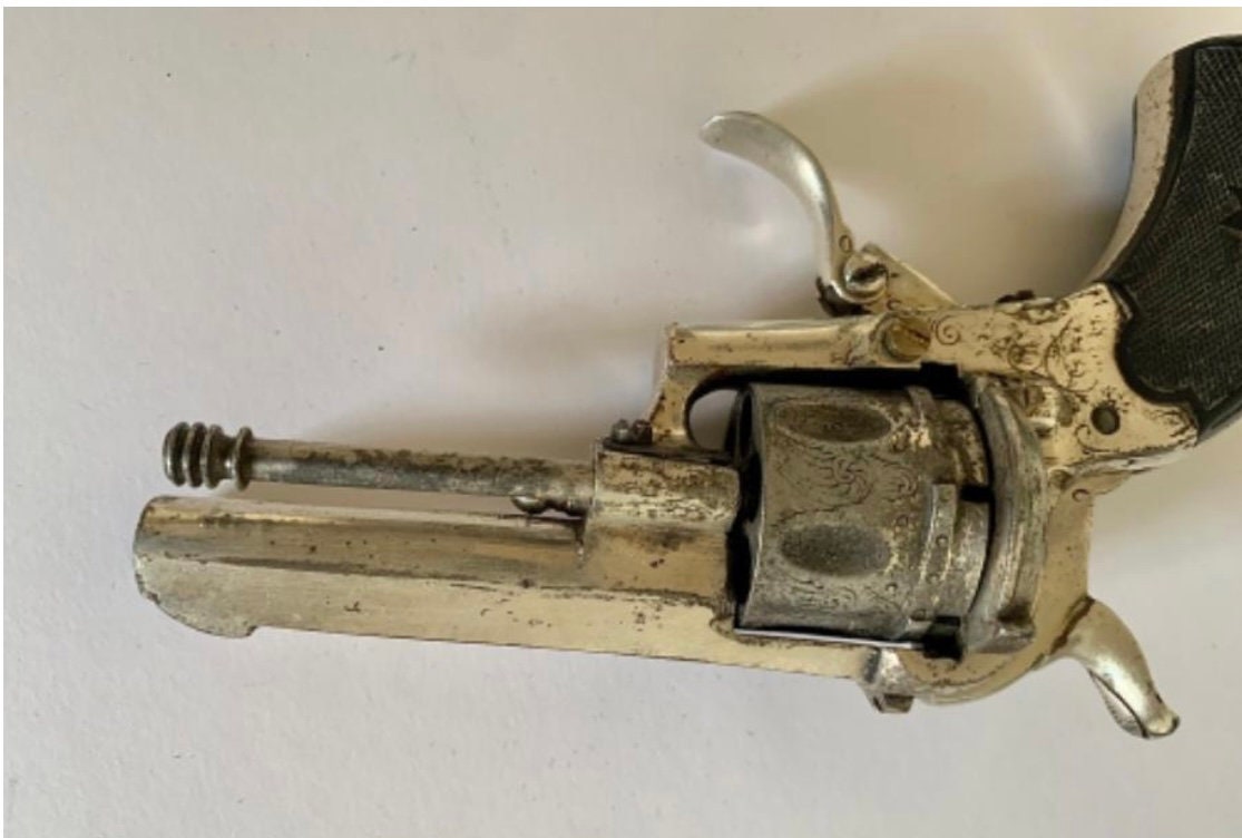 Pinfire Revolver ELG Type Lefaucheux 19th Century Collection - Etsy Israel