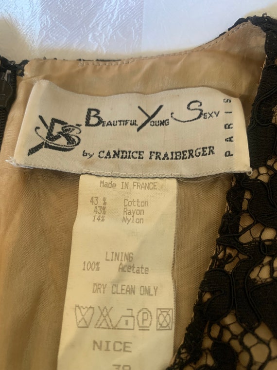 Rare and elegant Candice Fraiberger lace dress - Gem