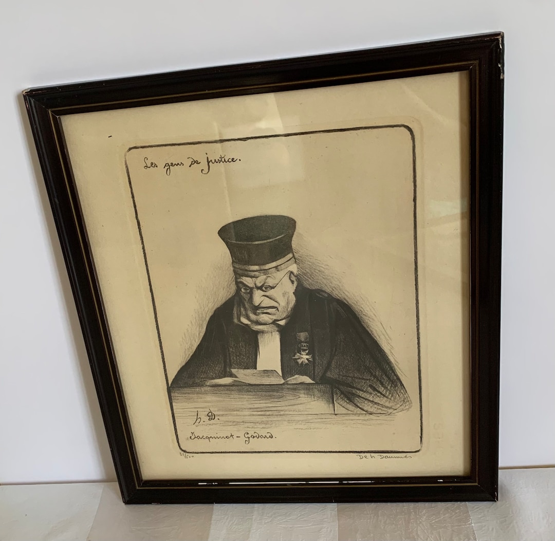 Honoré Daumier « Les Gens De Justice « « jacquinot-godard « - Etsy