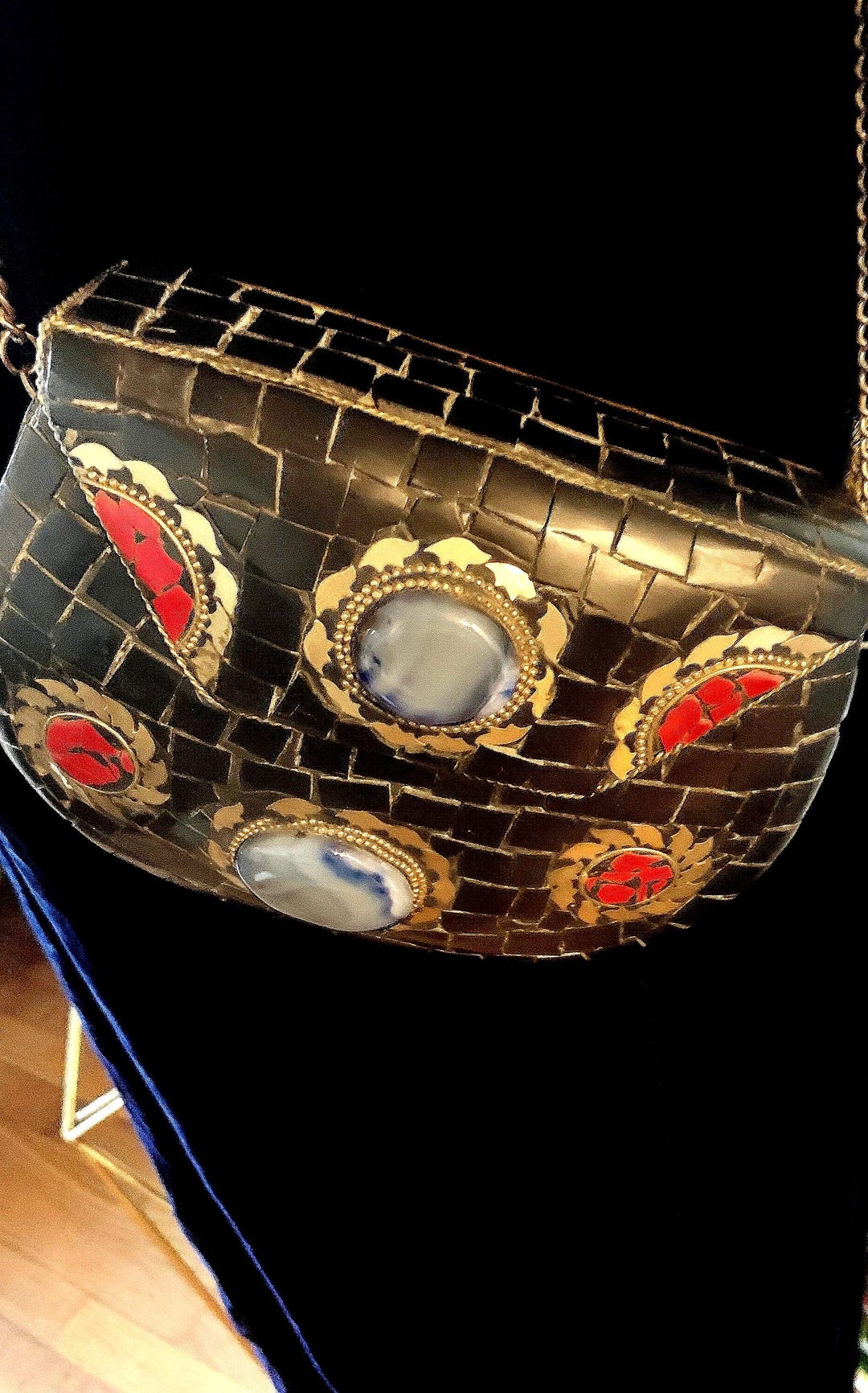 Marrakech Mosaic and Stone Bag / Pouch - Etsy