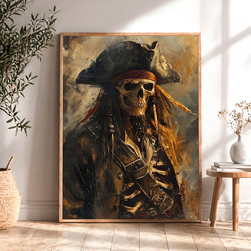 Gothic Skeleton Painting - Etsy
