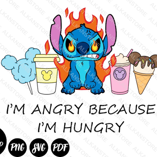 Angry Stitch Svg - Etsy