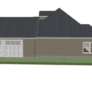 House Plan - PDF, 1 Stories, 3BR, 2BATH, 1824 SF - PL1605 - Etsy