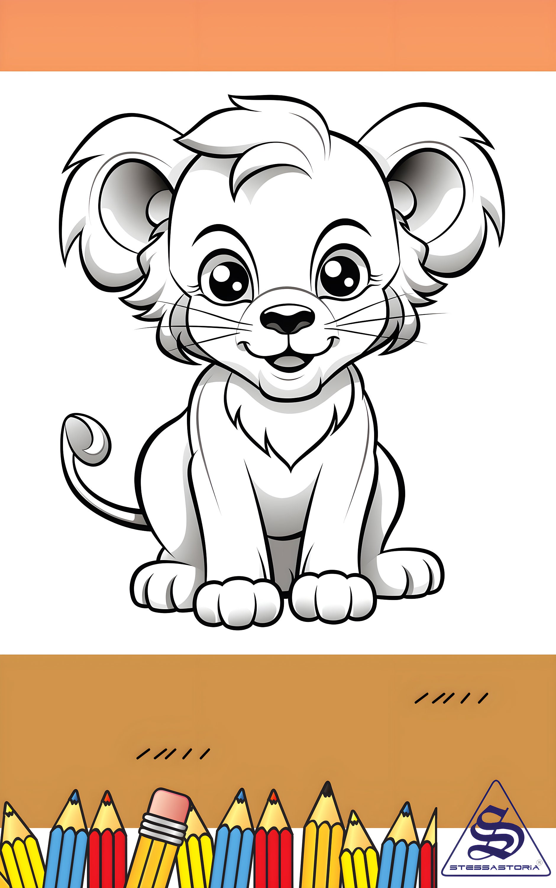 12 Savannah Animals Coloring Pages, Printables for Kids, Easy Coloring ...