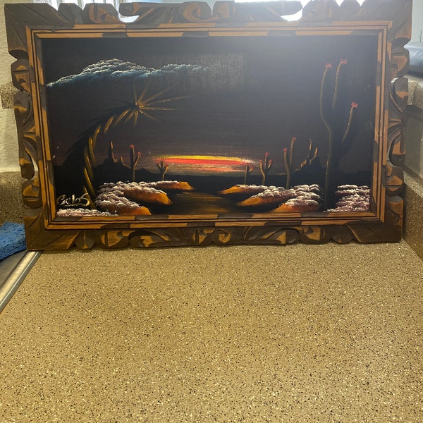 Black Velvet Painting - Etsy