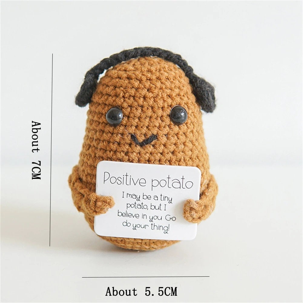 Positive Poo Doll Unique Funny Crochet Poo Handmade Knitted Pooh Cute ...