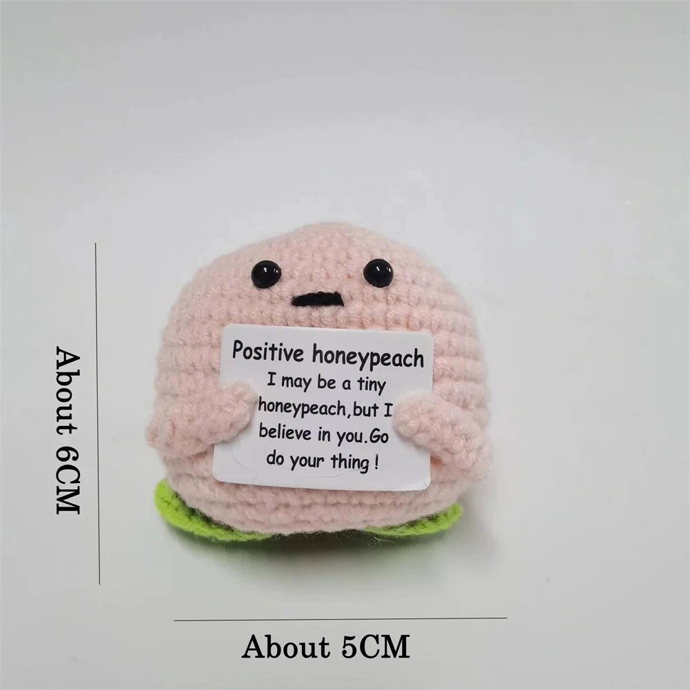 Positive Poo Doll Unique Funny Crochet Poo Handmade Knitted Pooh Cute ...