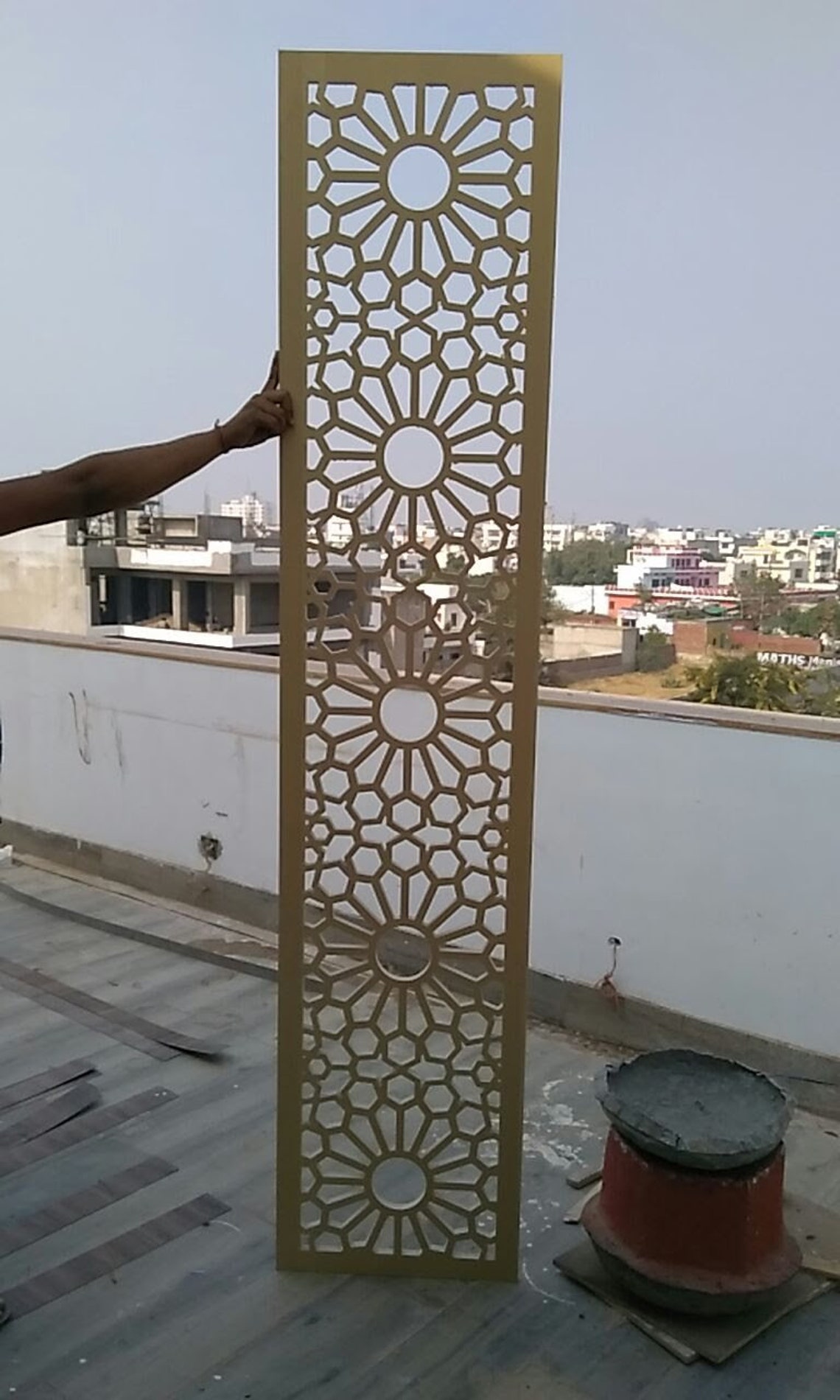 Buy AUA Screen 7, Elevation Jali, Screen, Partitions Jali, Stencil ...