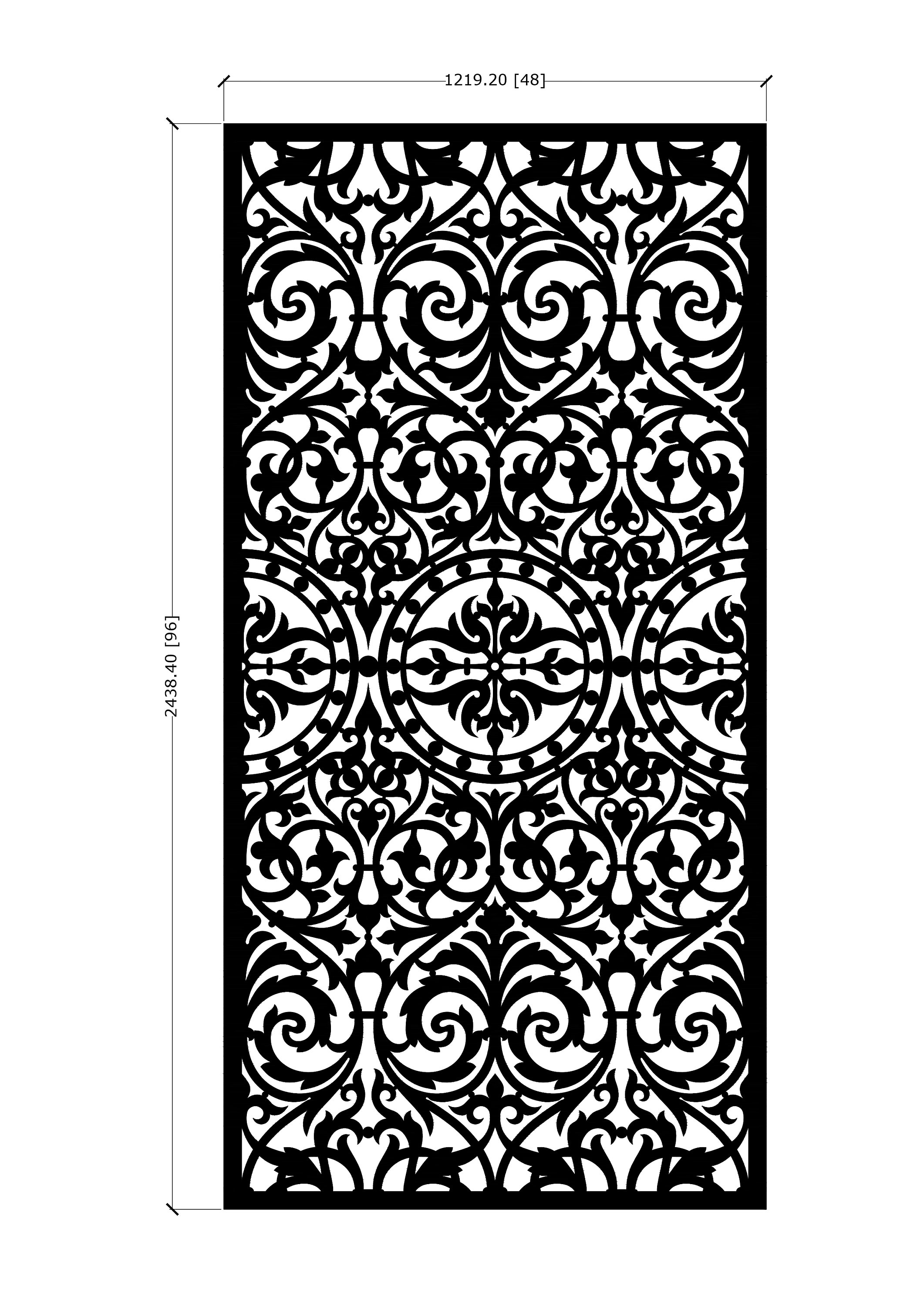 Elevation Jali Screen - CNC Laser Cut Partition (DXF, PDF) - Etsy