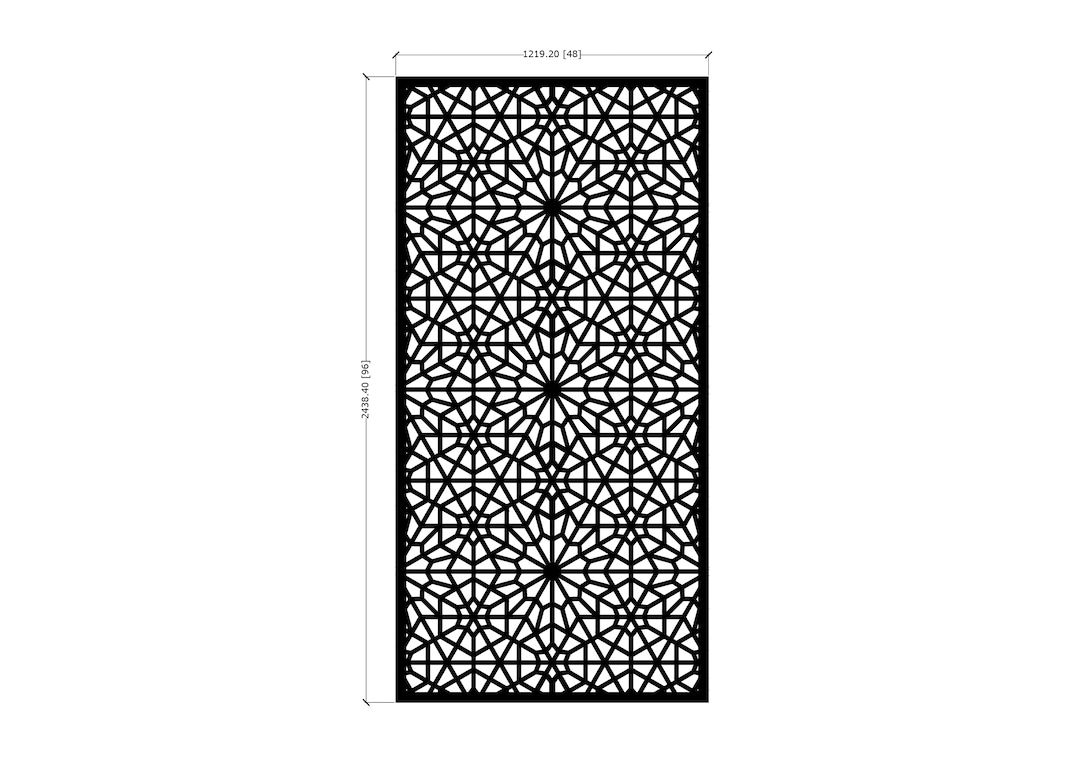 AUA - Screen - 9, Elevation Jali, Screen, Partitions Jali, Stencil ...