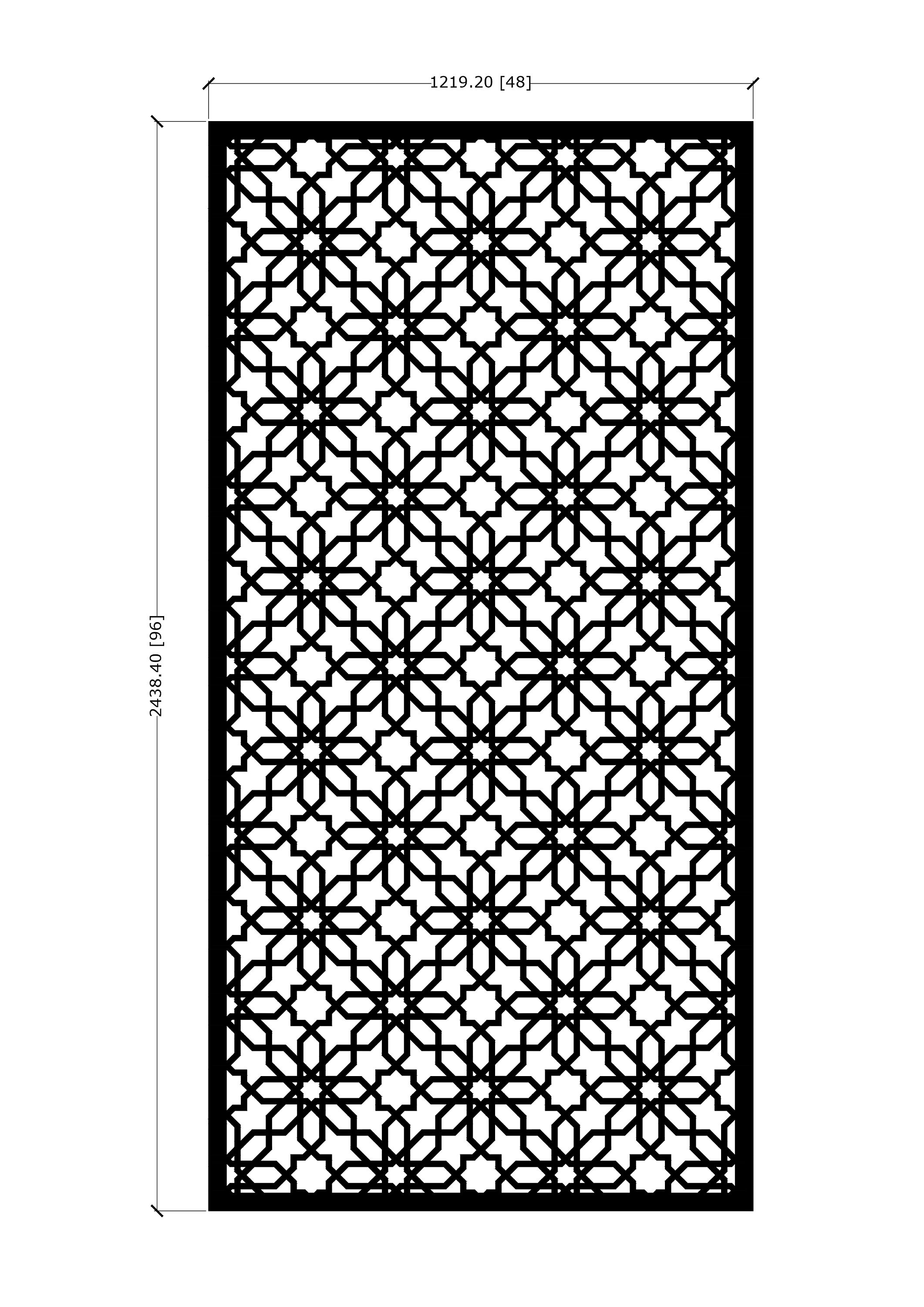 Buy AUA Screen 8, Elevation Jali, Screen, Partitions Jali, Stencil ...