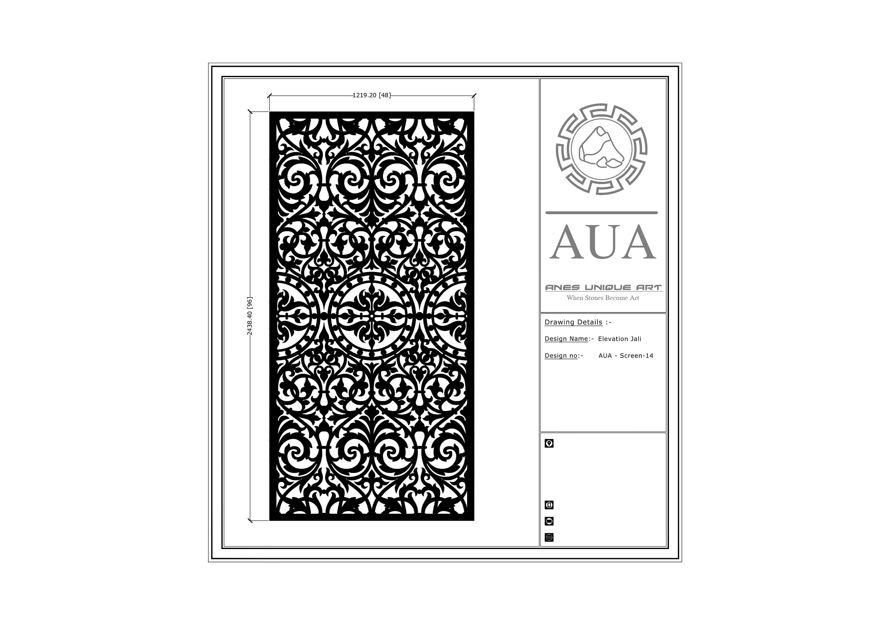 Elevation Jali Screen - CNC Laser Cut Partition (DXF, PDF) - Etsy
