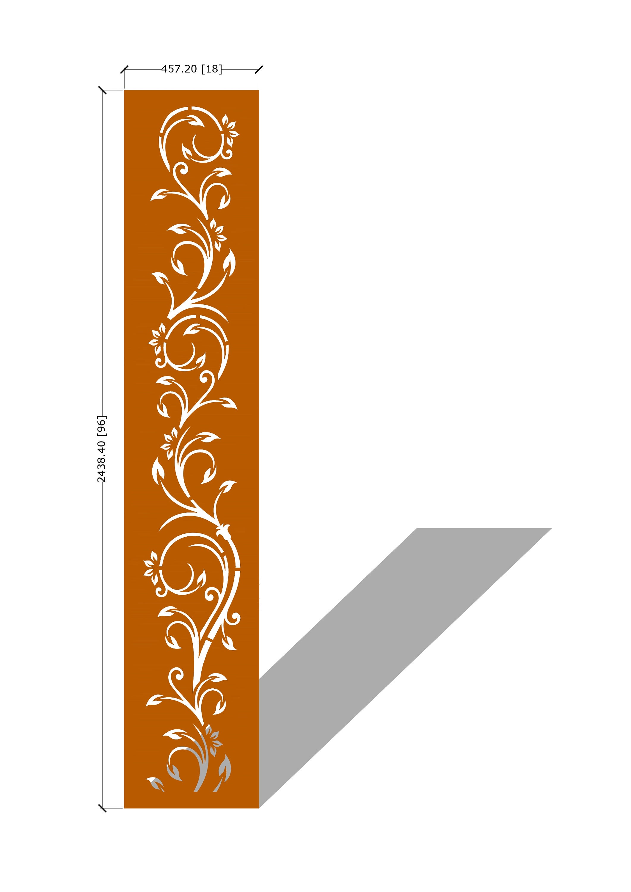 AUA - Border - 1, Border Jali, Elevation Jali, Screen, Partitions Jali ...